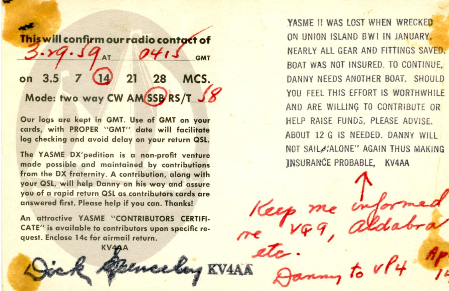 The Yasme Foundation – A Not-For-Profit Organization Promoting Amateur Radio